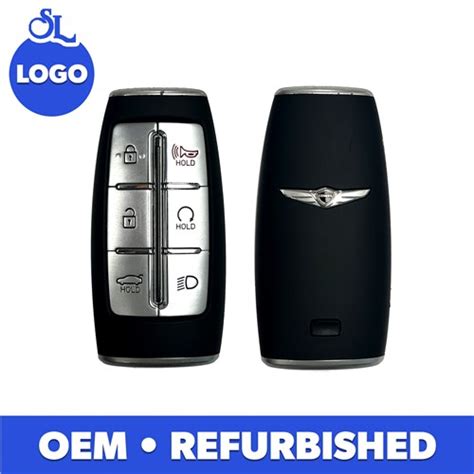 GENESIS 6 BTN SMART KEY L U P T RS HL FCC TQ8 FOB 4F36 433 MHZ