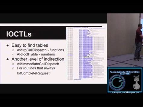 Conference Talks Talk Reverse Engineering Windows Afdsys From Youtube