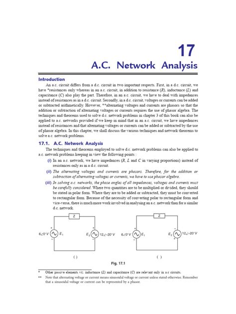 Ac Network Theorem Pdf Voltage Quantity