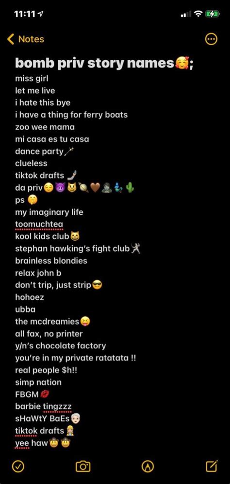 Funny Snapchat Private Priv Story Names Perpustakaan Sekolah