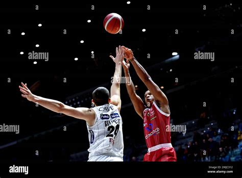 Torino Italia 14th Feb 2024 Aquila Basket Trento Andrejs Gražulis