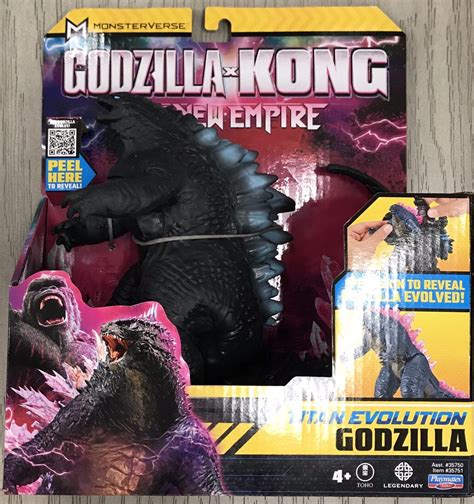 Godzilla X Kong The New Empire Godzilla Titan Evolution Toy Playmates 2024 New Helia Beer Co