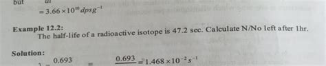 366 Times 10 10 Mathrm Dpsg 1 Example 122 The H