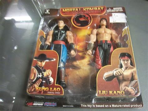 Jazwares Mortal Kombat Shaolin Monks Kung Lao Liu Kang 2 Pack 6
