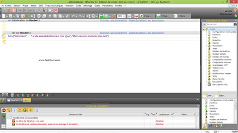 Windev 17 Tutorial Utiliser Les Messages Box — Ledotnet Developer