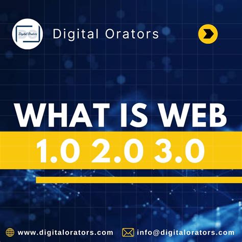 Digitalorators Do Web1 Web2 Web3 Internet Decentralization Blockchain Digital Orators