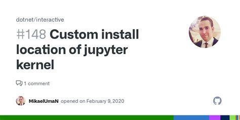 Custom Install Location Of Jupyter Kernel · Issue 148 · Dotnet