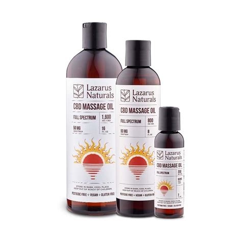 Lazarus Naturals Cbd Massage Oil Supernova Smoke Shop
