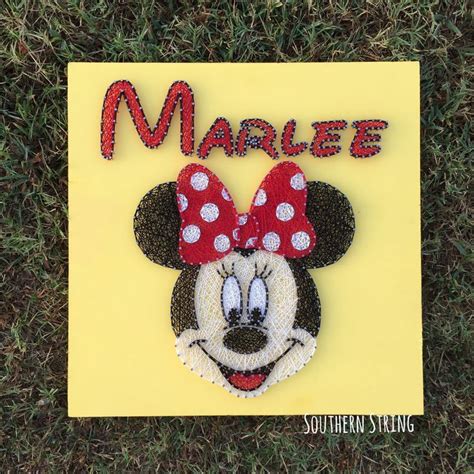disney party themed string art also good for the nursery bedroom decor
