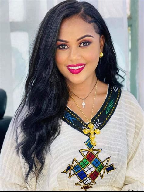 Amharic Language Etiopia Amhara African Beauty Traditional Outfits