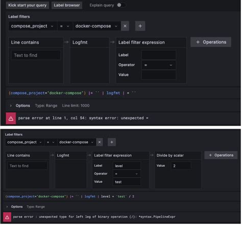 Loki Tell The User When A Query Builder Query Is Not Valid · Issue