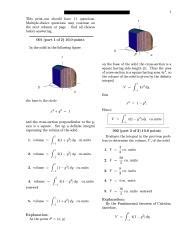 Calculating Volumes Integral Techniques For Solids Course Hero