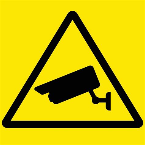 Cctv Camera Symbool Teken Videobewakingssymbool Cctv Camera Logo
