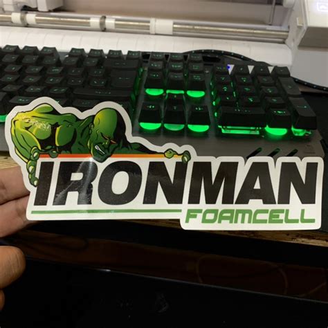 Ironman Foamcell Sticker 2pcs Shopee Philippines