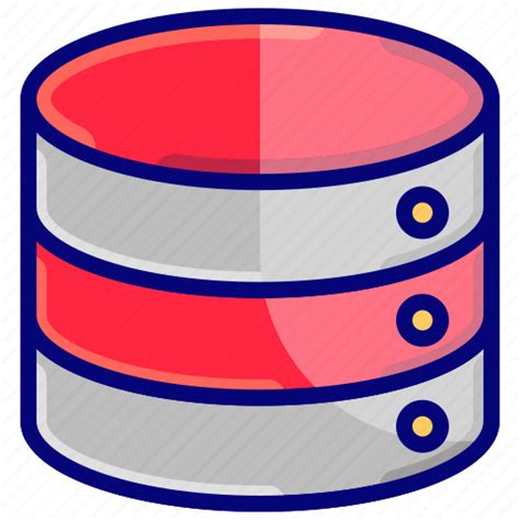 Big Data Data Storage Database Server Icon