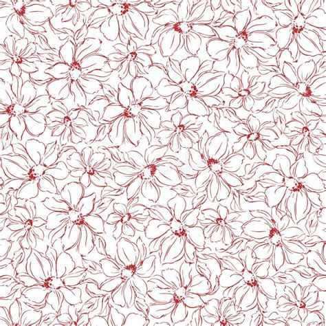 Cute Floral Pattern Perfect For Textile Design Stock Vector