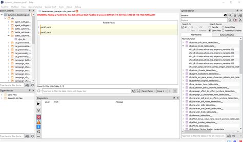 global search rusted packfile manager documentation