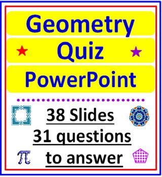 Geometry PowerPoint Quiz Slides By David Filipek TPT