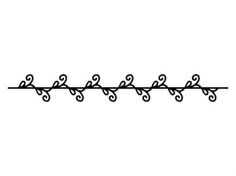 Premium Photo Border Line Hand Drawn