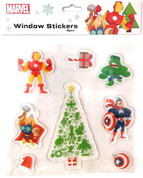 Żelowe Naklejki Na Okno Marvel 8 Sztuk W O Sklep EMPIK