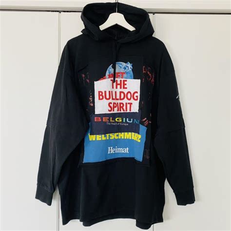 【大人気】vetements ヴェトモン18awスカルパーカーsサイズ ブラック