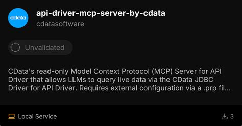 api driver mcp server by cdata mcp · lobehub