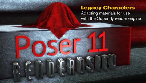 Poser 11 Superfly And Legacy Characters 3d Librarian