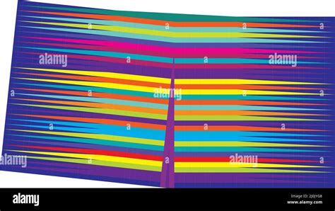 Abstract Colorful Vivid Vibrant Angular Geometric Design Element