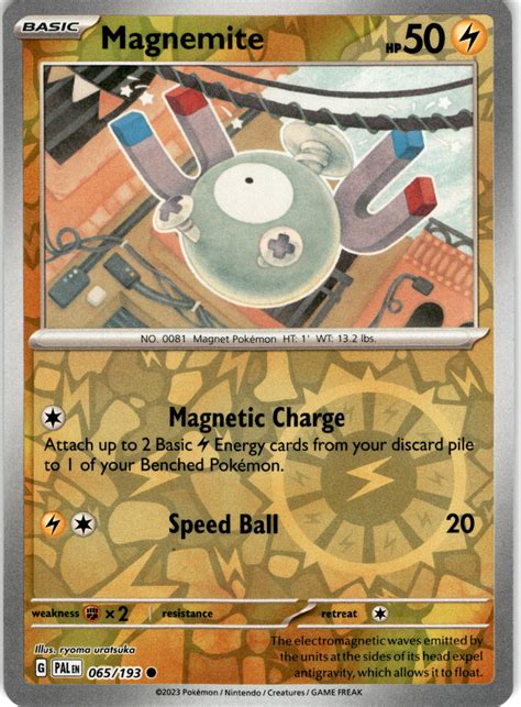 Magnemite 065193 Reverse Holo Paldea Evolved Cherry Collectables