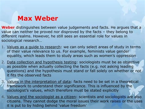 Objectivity And Values In Sociology Pptx