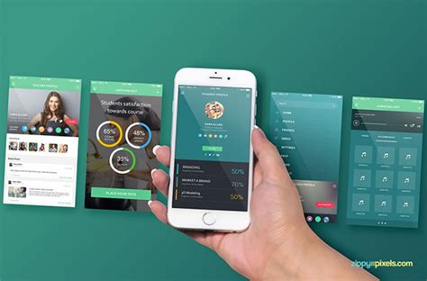 App Screen Mockups For Free Naldz Graphics