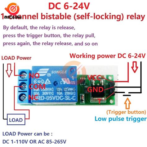 Dc V V V V Flip Flop Latch Relais Modul Bistabile Selbst