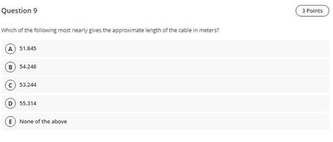 Solved Problem For The Cable Shown In The Figure Below Chegg