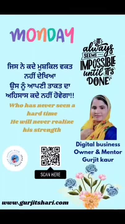 Gurjit Kaur Shari On Linkedin Mondaymotivation Strengthinadversity