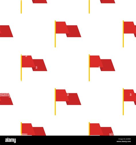 Red Flag Pattern Flat Stock Vector Image And Art Alamy