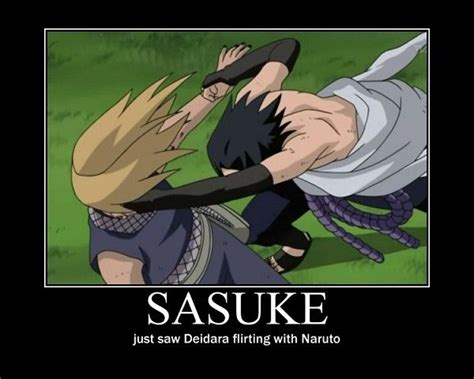 An Anime Scene With The Caption Saying Sasuike Just Saw Dedaldra