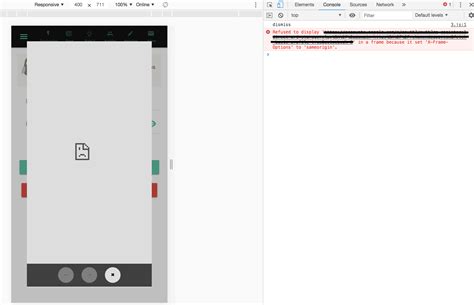 Refused To Display In A Frame Because It Set X Frame Options To Sameorigin · Issue 548