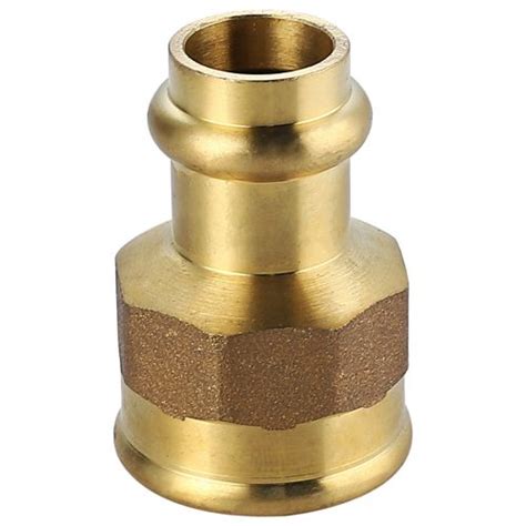 Smartex Press Brass Female Coupling 15mm X 1 2″ Smartex