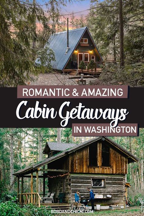 25 Most Romantic Cabins In Washington State Best Cabins For Groups