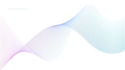 블루와 핑크 그라데이션 색상 벡터 일러스트 레이 션 디자인에 대 한 추상 파 요소 프리미엄 벡터