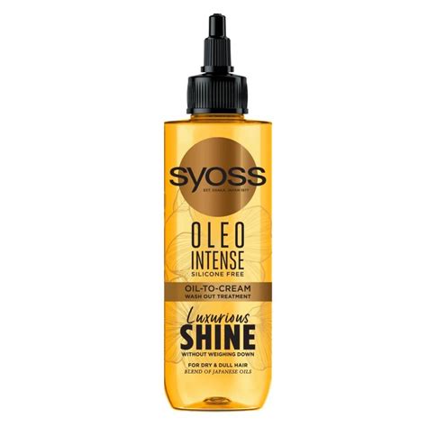 Syoss Oleo Intense Течна маска за суха коса X200 мл