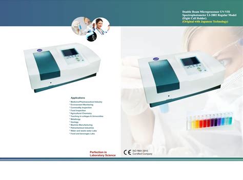 Double Beam Uv Vis Spectrophotometer With Eight Cell Holder At ₹ 225000 Vasai Id 2854229155762