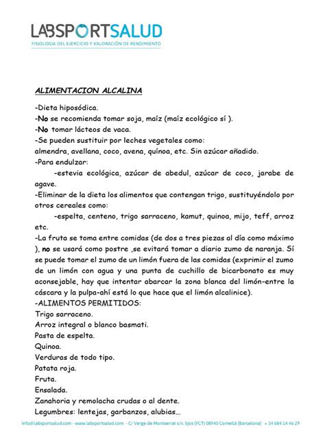 Alimentación Alcalina Pdf Vegetales Legumbre