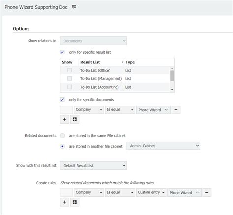 How To Create Document Relations DocuWare Support Portal