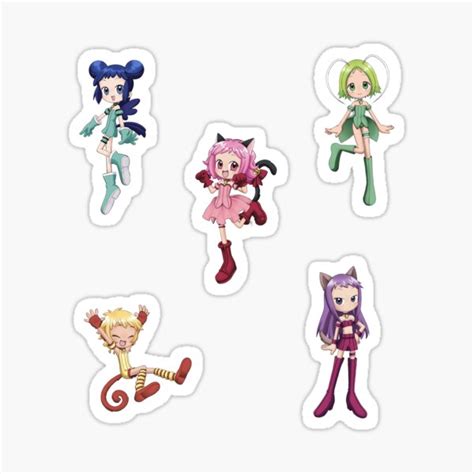 Tokyo Mew Mew Group Sticker For Sale By Sleepysocks Redbubble