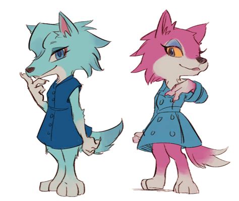 Safebooru 2girls Animal Crossing Blue Coat Blue Dress Blue Eyes