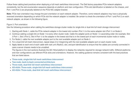 Cabling Instructions E2e Deployment And Operations Guide With Switchless Networking Microsoft