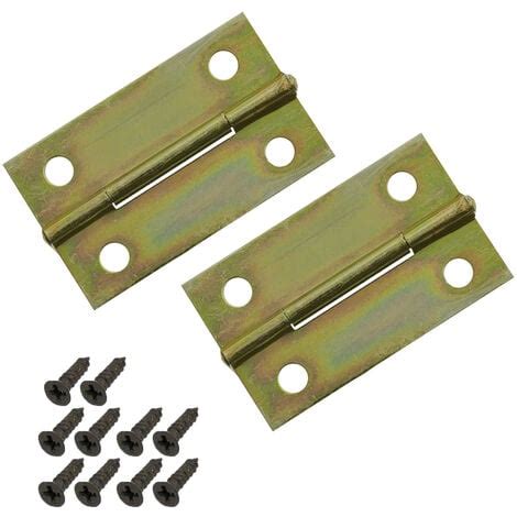 HMF 6496 Klappscharnier aus Metall für Vintage Koffer 2 Stück 35 x 21
