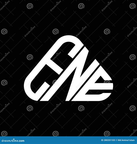 Ene Letter Logo Creative Design With Vector Graphic Ene Simple And Modern Logo In Round
