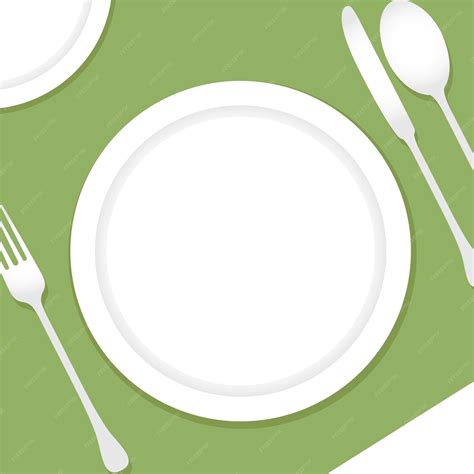 Premium Vector Table Setting Illustration